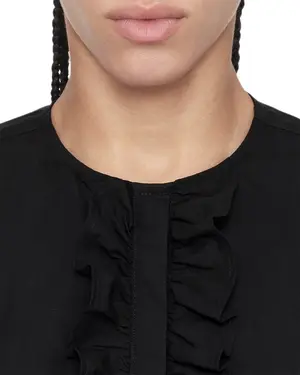 ALLSAINTS Amara Ruffle Trim Shirt