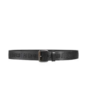AERONAUTICA MILITARE Belt Size Cow Leather - Black