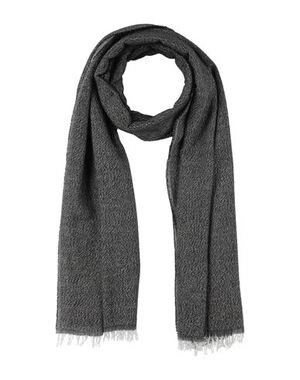 120% Lino Scarf Virgin Wool, Cashmere, Cupro, Polyester - Black