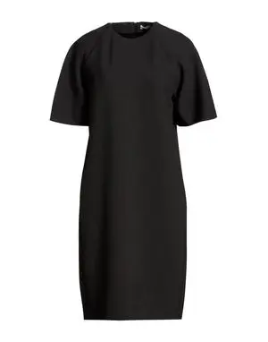 Peserico Midi Dress Charcoal Size Polyester, Viscose, Cotton, Elastane