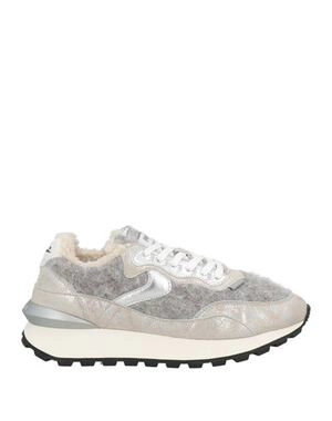 VOILE BLANCHE Sneakers Size Leather, Textile Fibers - Grey