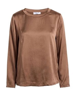 DANIELE FIESOLI Top Size Viscose, Elastane - Brown