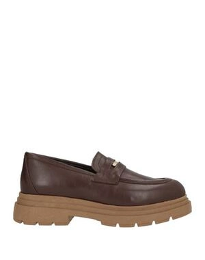DIVINE FOLLIE Loafers Size Leather - Brown