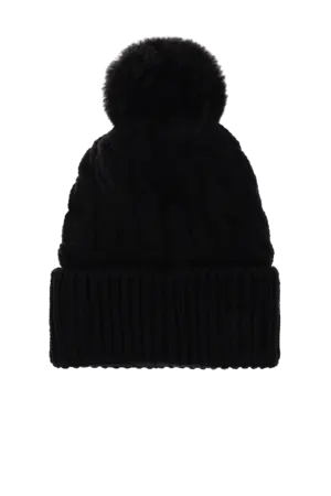 Moncler Après-ski Wool Beanie - Black