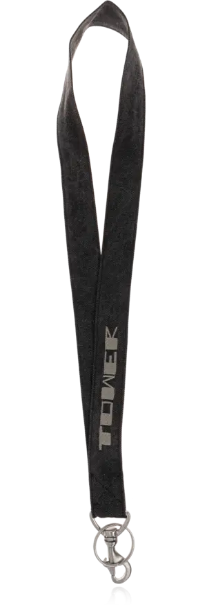 Rick Owens Key Lanyard - Black