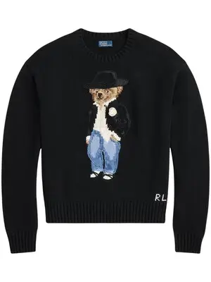 Polo Ralph Lauren Holiday Polo Bear Cotton Crewneck