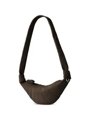 LEMAIRE Croissant Small Leather Shoulder Bag - Brown
