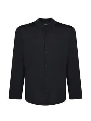 Emporio Armani Wool Shirt - Blue