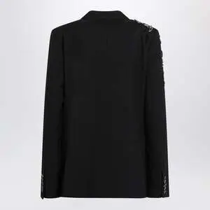 Dries Van Noten Double-breasted Jacket With Floral Sequinned Appliques