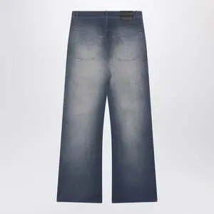 Acne Studios Grey Melange Cotton Fleece Trousers - Gray