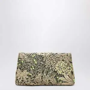 Dries Van Noten Jacquard Fabric Bag With Floral Pattern