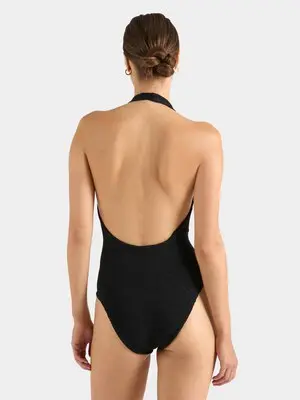 Hunza G Sandy T Bar Swim - Black