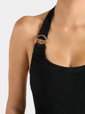 Hunza G Sandy T Bar Swim - Black
