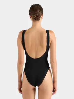 Hunza G Domino T Bar Swim - Black