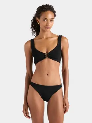 Hunza G Harlow T Bar Bikini Black