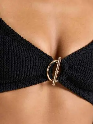 Hunza G Harlow T Bar Bikini - Black