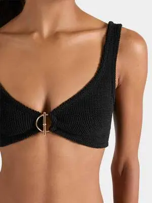 Hunza G Harlow T Bar Bikini - Black