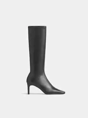 REFORMATION Rosa Stretch Knee Boot Stretch Leather