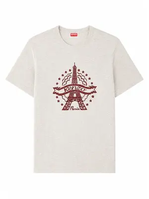 Kenzo T-shirt "eiffel Tower - Grey