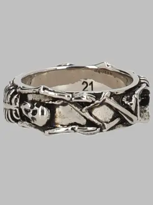 Alexander McQueen Anello "dancing Skeleton