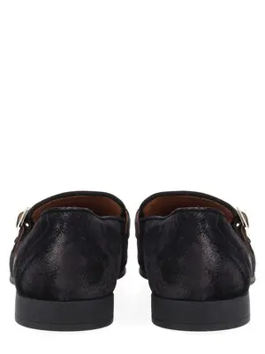 CORVARI Mocassino "1846" Con Fibbie - Black