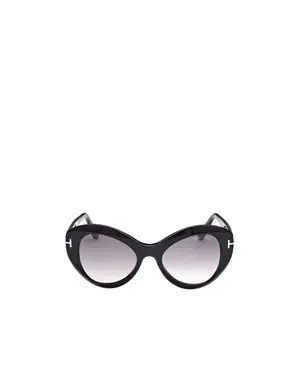 TOM FORD Butterfly Frame Sunglasses - Black