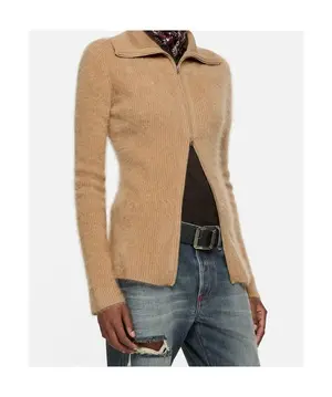 Acne Studios Cashmere Zip-up Cardigan