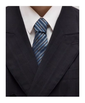 Gucci Striped Horsebit Tie - Blue