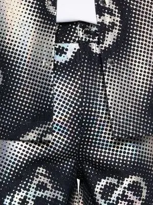 Casablanca Printed Wide-leg Shorts