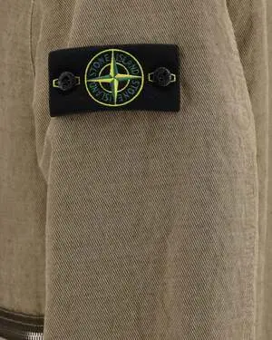 Stone Island Padded Cotton And Wool-blend Jacket