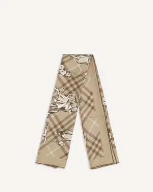 Burberry Check Silk Twill Scarf