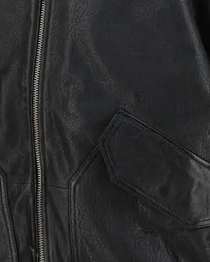 Alpha Industries Cwu-36/p Leather Uv Bomber Jacket