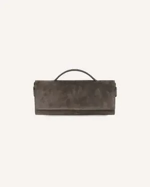 Brunello Cucinelli Essence Suede Top-handle Bag