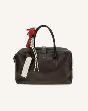 GOLDEN GOOSE Vita Medium Leather Travel Bag