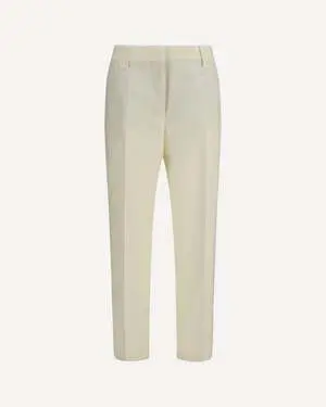 Versace Stretch Wool Pants - Cream