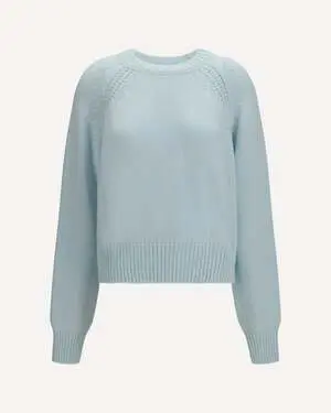 SA SU PHI Crewneck Sweater - Light Blue