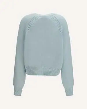 SA SU PHI Crewneck Sweater - Light Blue