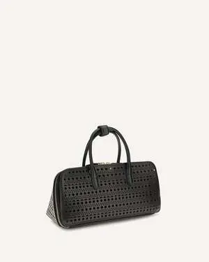Alaïa Small Delta Nabuk Handbag