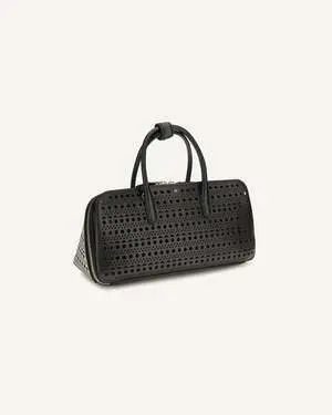 Alaïa Small Delta Nabuk Handbag
