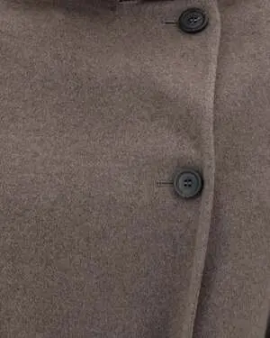 Fabiana Filippi Long Double Faced Wool And Cashmere Coat