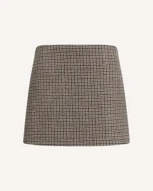 P.a.r.o.s.h P. A.r. O.s. H. Houndstooth Ini Skirt Feale