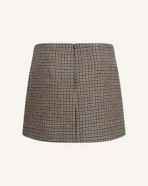 P.a.r.o.s.h P. A.r. O.s. H. Houndstooth Ini Skirt Feale