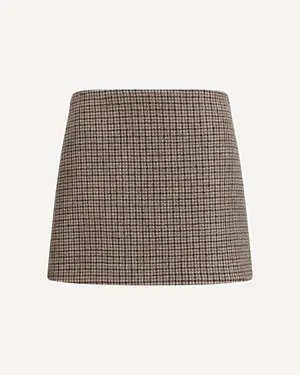 P.a.r.o.s.h P. A.r. O.s. H. Houndstooth Ini Skirt Feale