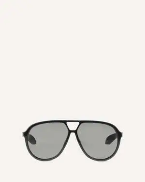 Alexander McQueen Navigator Sunglasses - Black