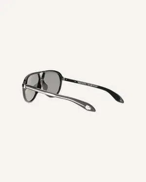 Alexander McQueen Navigator Sunglasses - Black