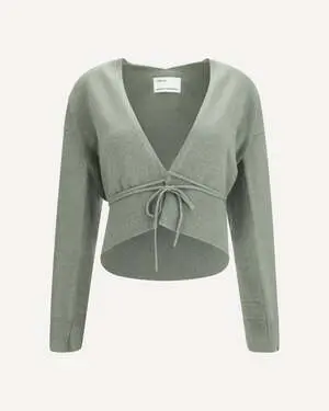 Extreme Cashmere N°516 Ella Cardigan - Green