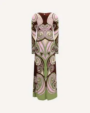 DOUBLE J Fitted A Line Dress Feale