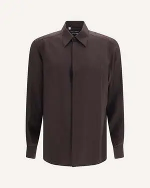 Dolce & Gabbana Martini Crêpe De Chine Shirt