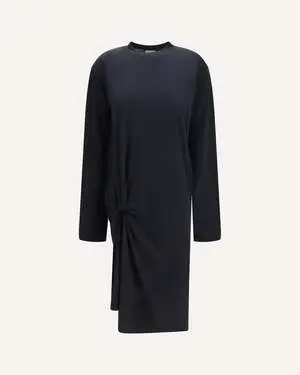 Balenciaga Twisted-knot Cotton Dress Feale