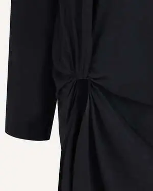 Balenciaga Twisted-knot Cotton Dress Feale